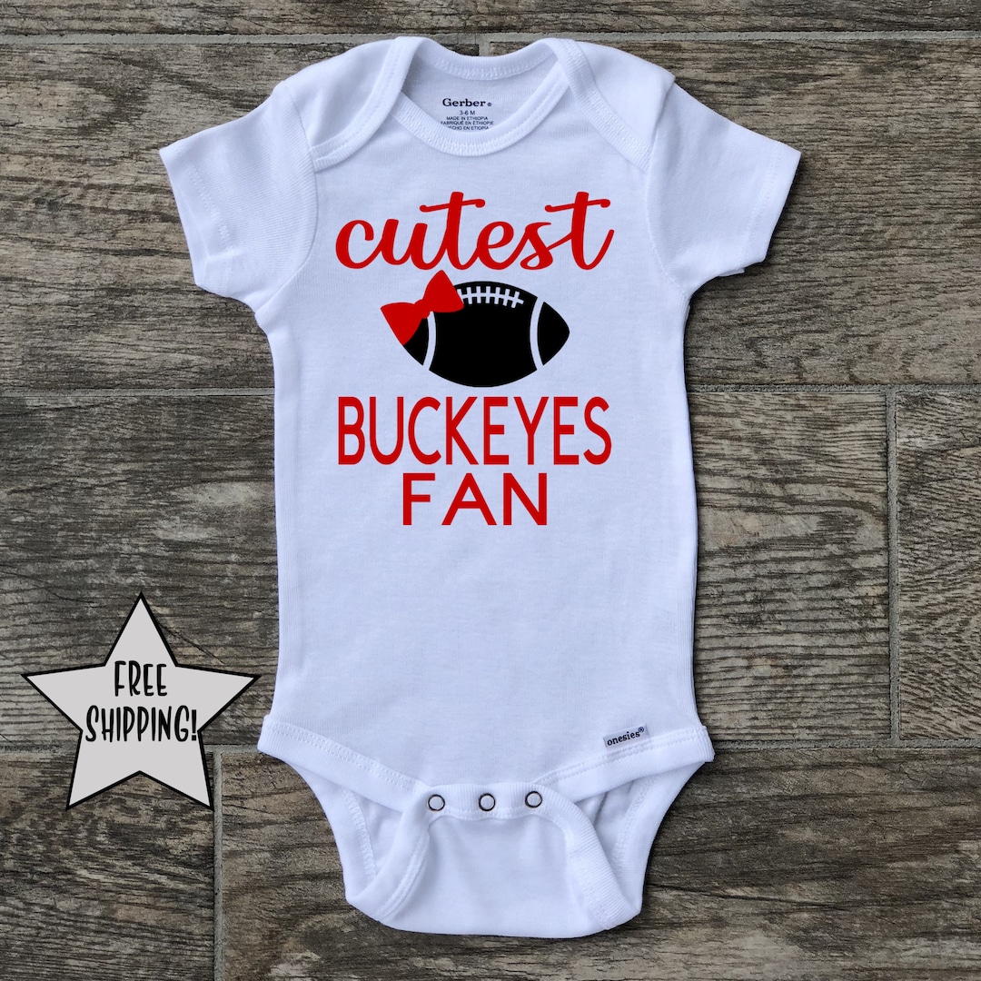 Ohio State Buckeyes Onesie, College Football Onesie - Etsy