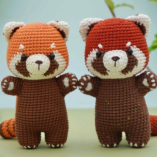 Crochet PATTERN Red Panda PDF / ENGLISH . Crochet Pattern - Etsy