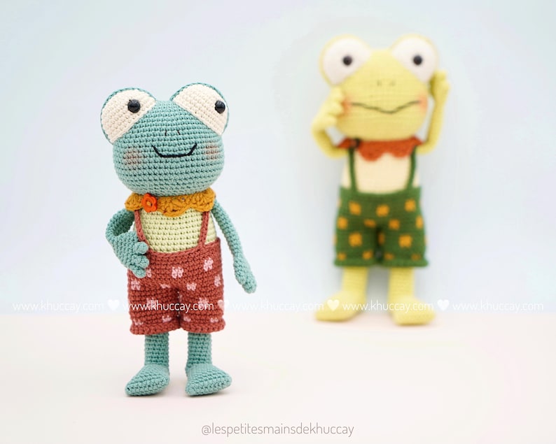 Patrick the Frog - Crochet Tutorial (french/english/spanish/vietnamese ...