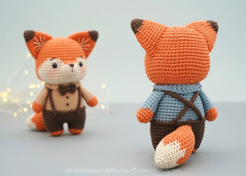 CROCHET PATTERN AMIGURUMI: Taki the Fox - Etsy
