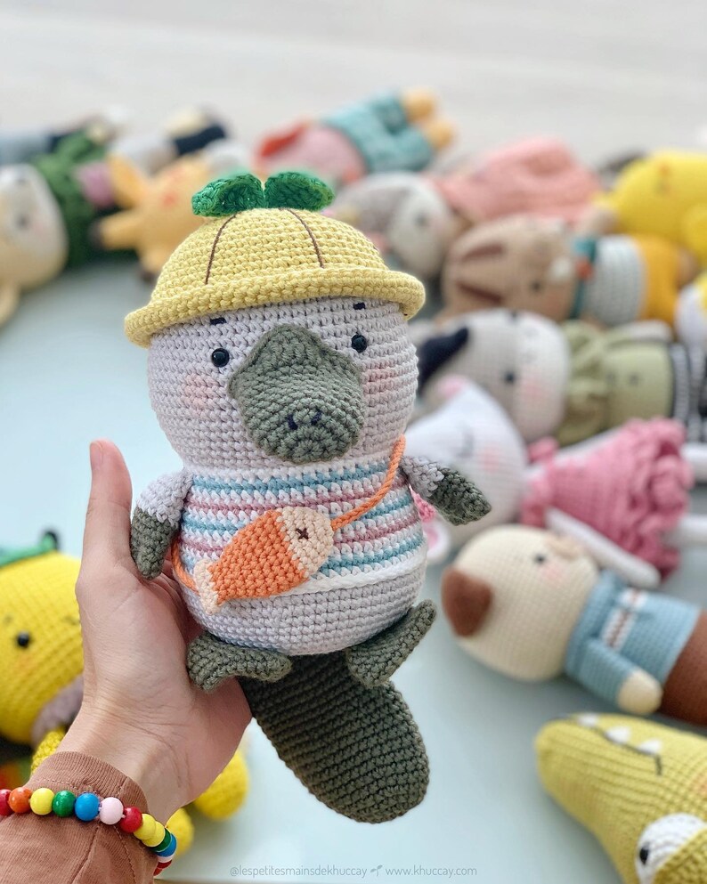 Onni the Platypus - Crochet Tutorial (french/english/vietnamese), PDF ...