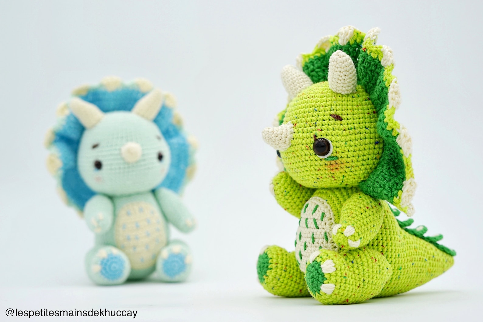French/english/spanish: KYO the Baby Triceratops Crochet Pattern ...