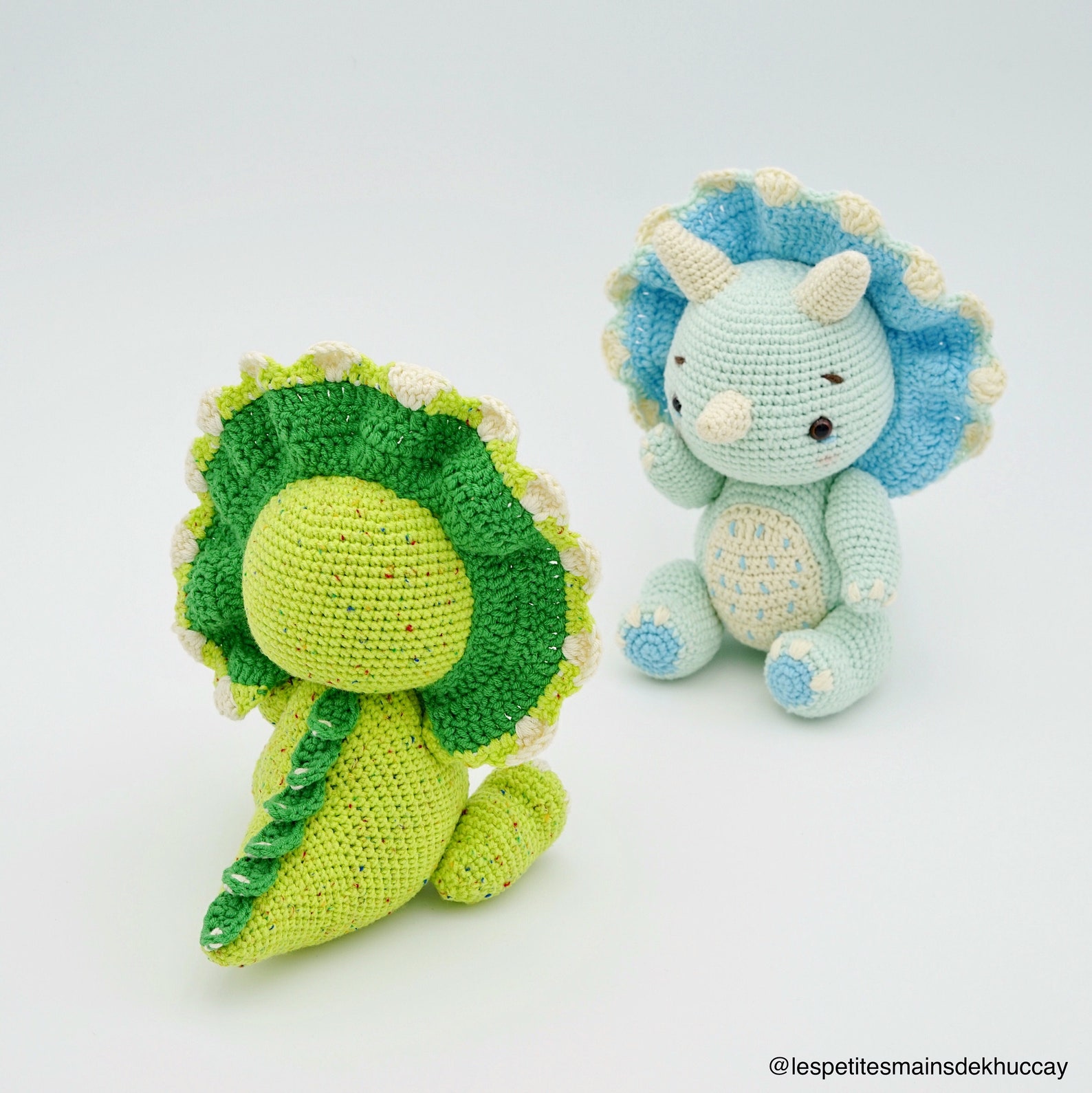 CROCHET PATTERN AMIGURUMI: Kyo the Baby Triceratops - Etsy