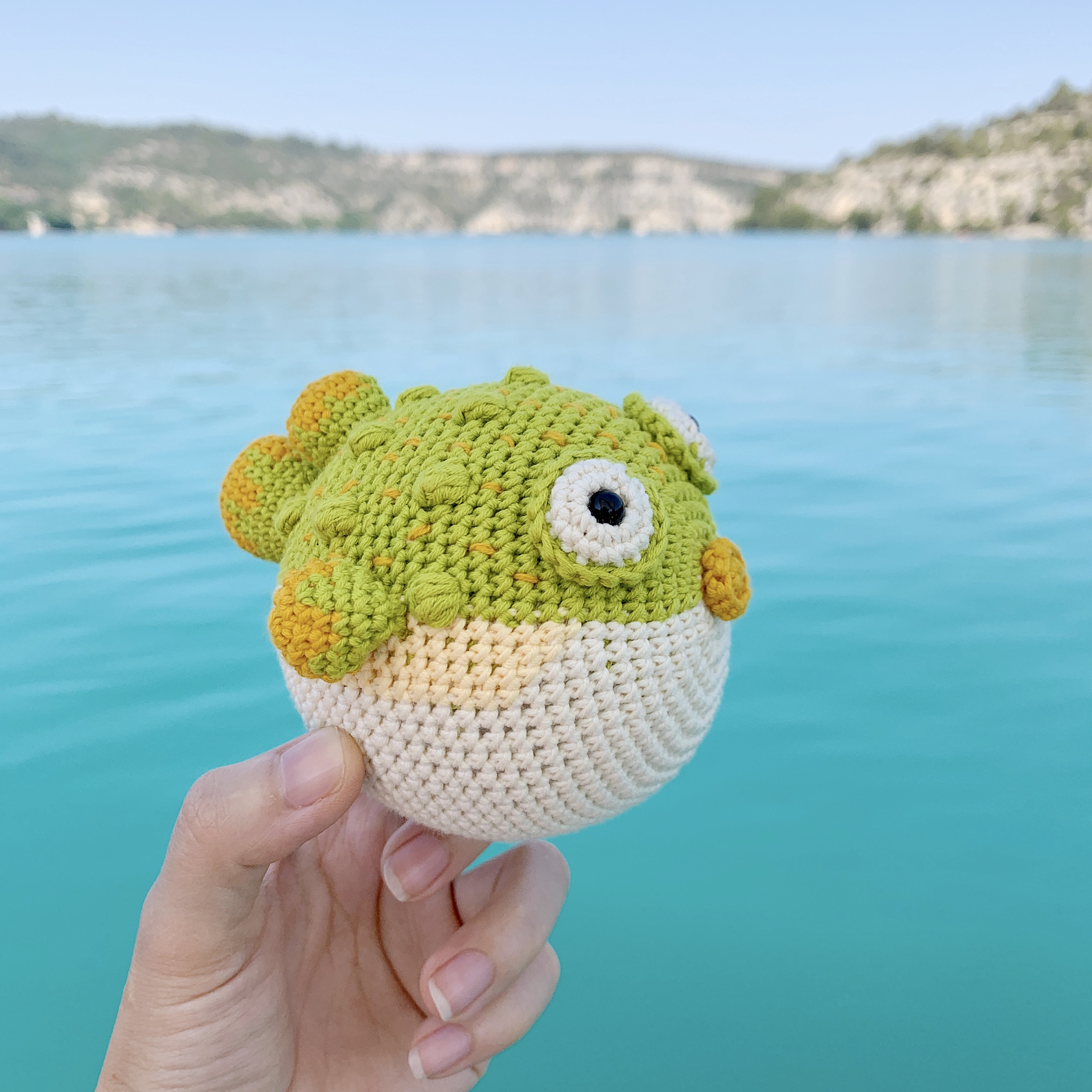 CROCHET PATTERN : Fluffy the Puffer Fish amigurumi Fish - Etsy
