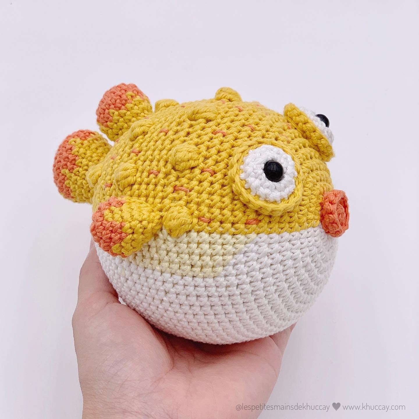 CROCHET PATTERN : Fluffy the Puffer Fish (amigurumi Fish, Crochet ...