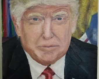 Trump Painting - Etsy