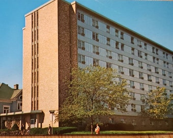 UNIVERSITY OF IOWA Reinow Residence Hall Dormitory Iowa City Vintage ...