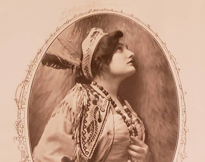 1912 ACTRESS PORTRAIT Fern Andree Violet Heming Vintage Photo ...