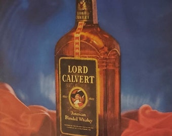 Calvert Whiskey Bottle - Etsy