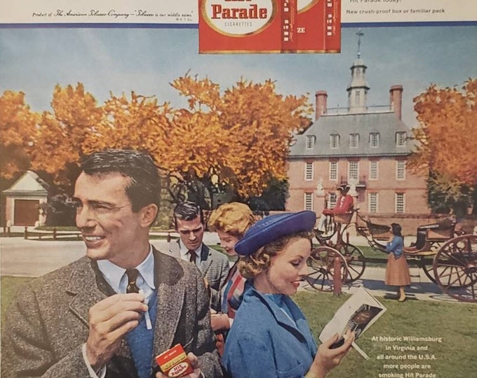 1957 HIT PARADE Cigarettes Tobacco Smoking Historic - Etsy