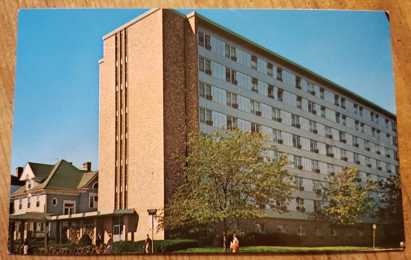 UNIVERSITY OF IOWA Kate Daum Residence Hall Dormitory Iowa City Vintage ...