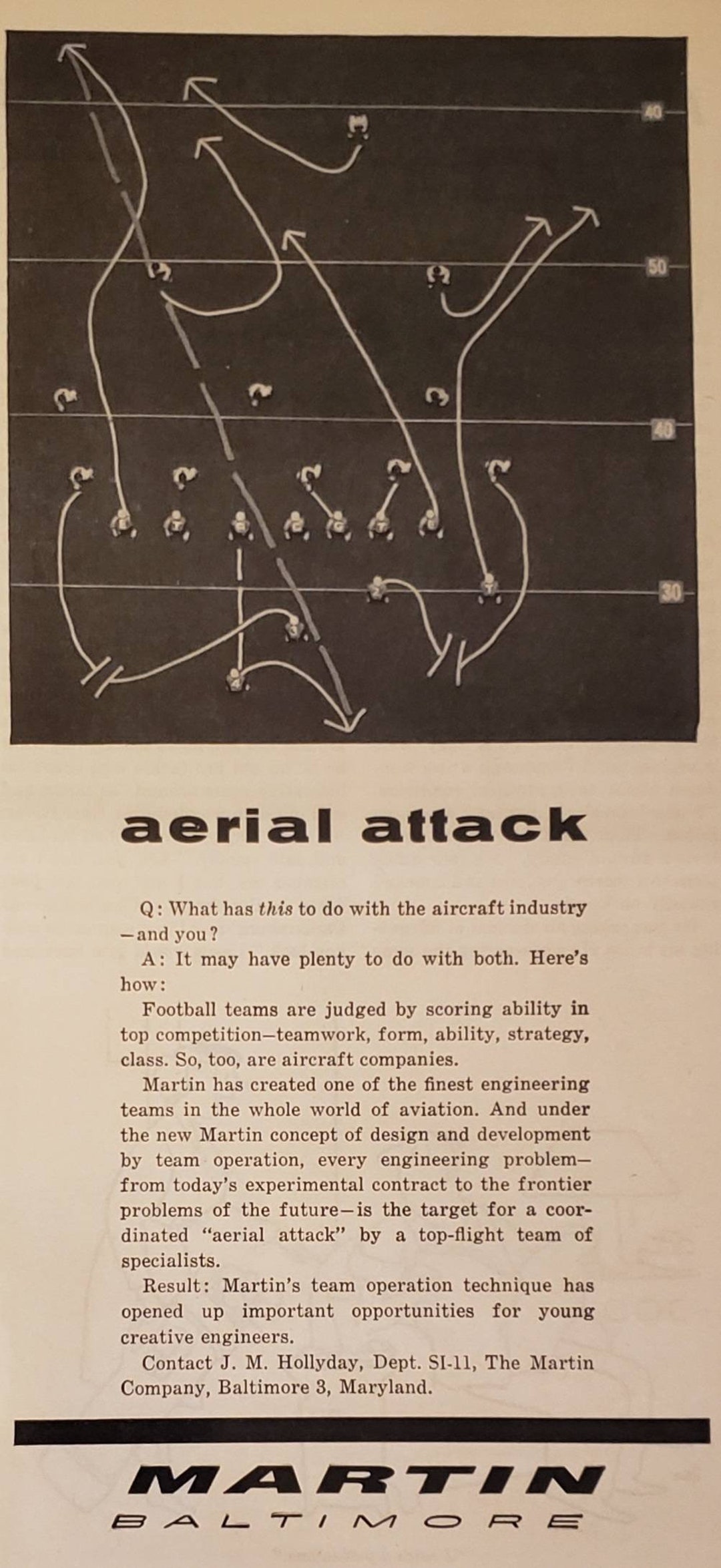 1955 MARTIN Baltimore Aviation Engineering Design Aircraft Industry ...