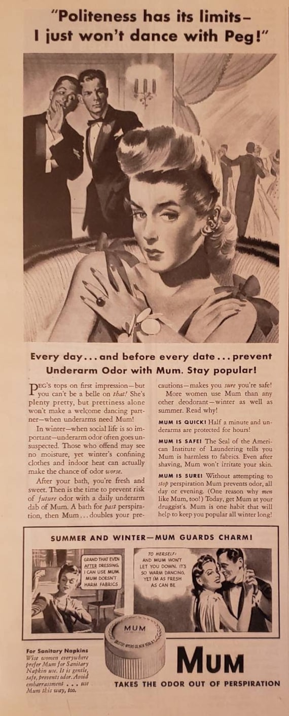 Mum Deodorant History