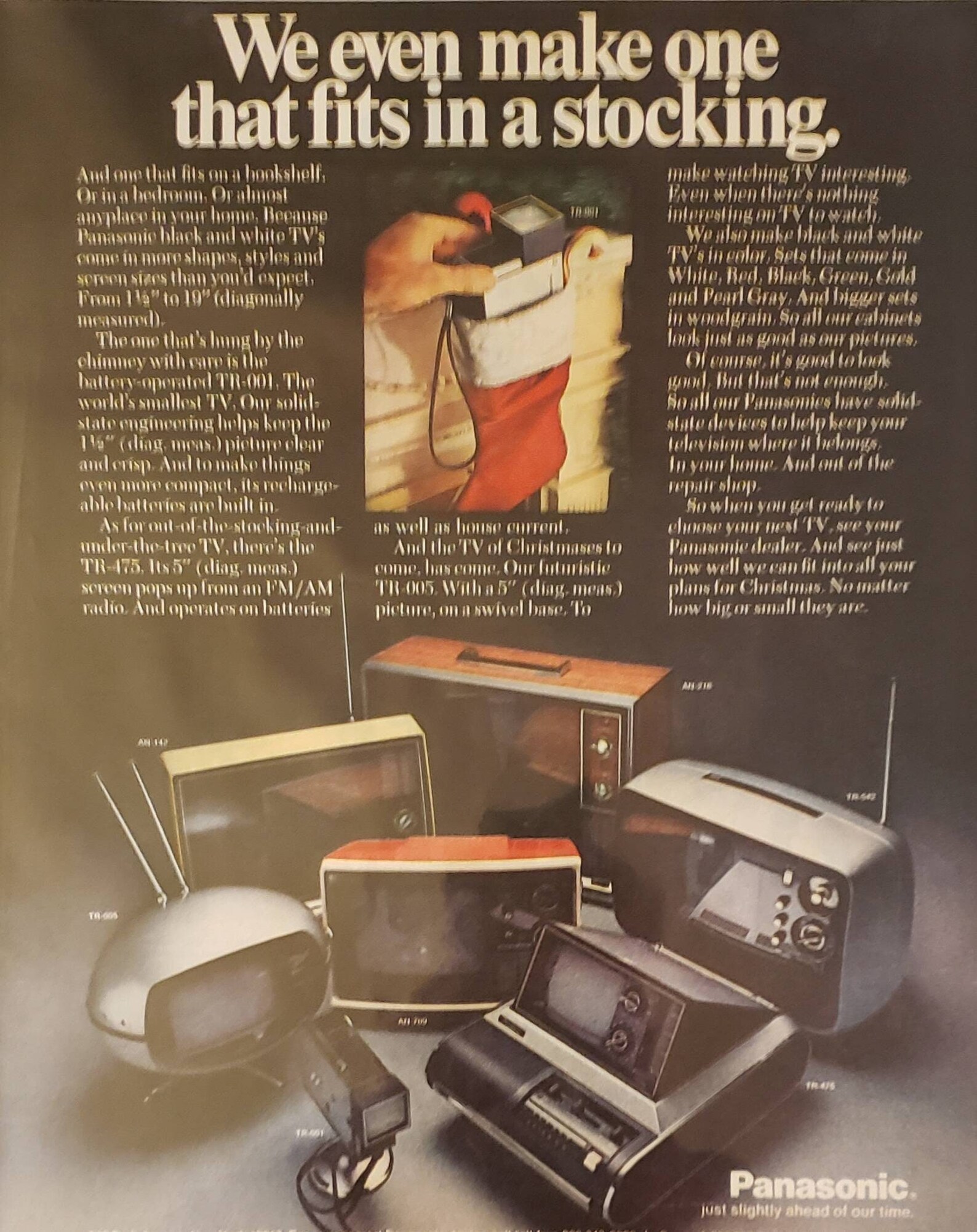 1972 PANASONIC Black and White TV Sets Televisions Christmas - Etsy