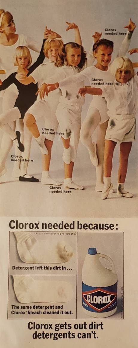 Clorox Bleach Ads
