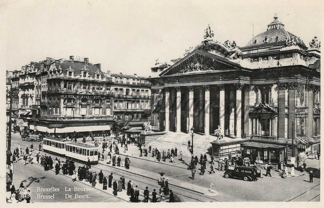 Instant Digital Download BRUSSELS BELGIUM Vintage Digital Image File ...