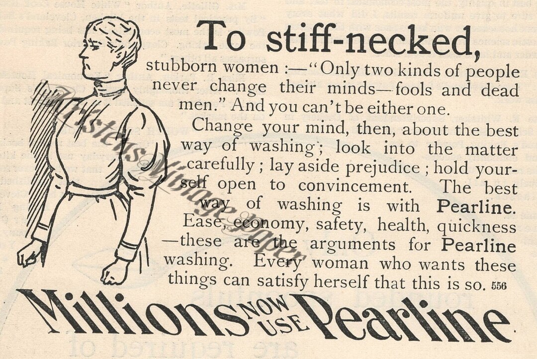 Instant Digital Download 1896 PEARLINE SOAP Vintage Ad Digital Image ...