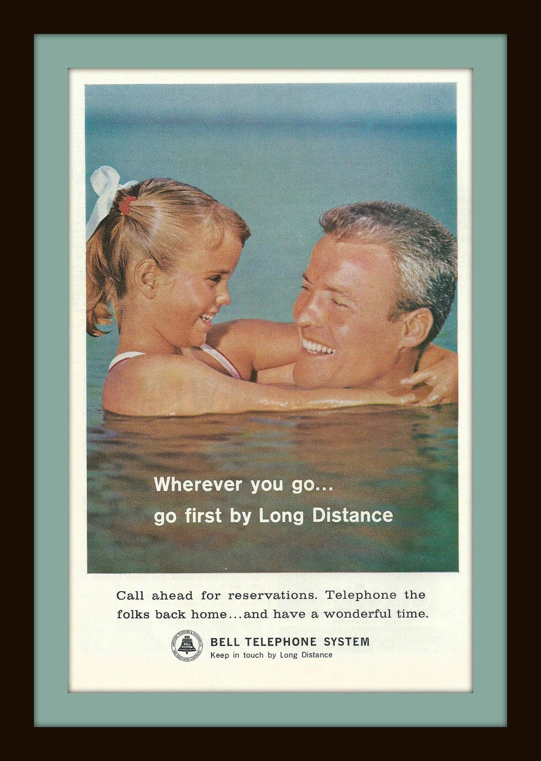 1960s BELL TELEPHONE SYSTEM - Vintage Ad - Long Distance - Phone ...