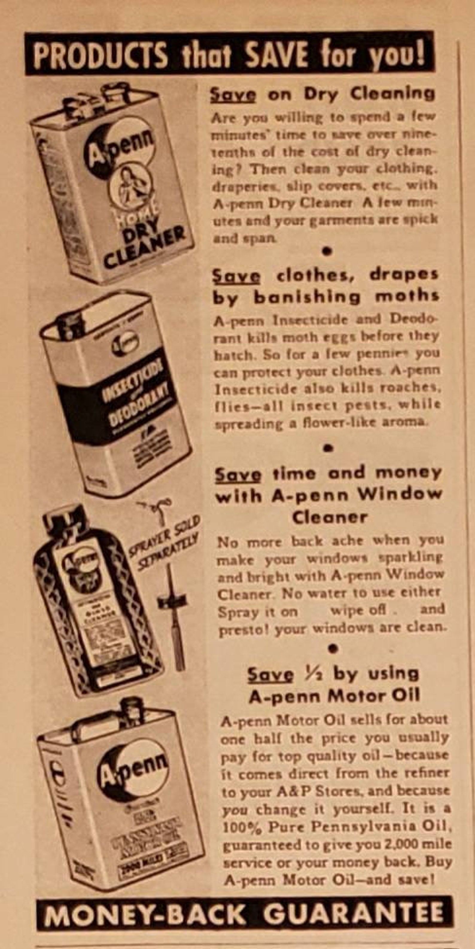 1938 Various Ads FLIT Fly Insect Killer Ken-l-ration Dog Food Kerr ...