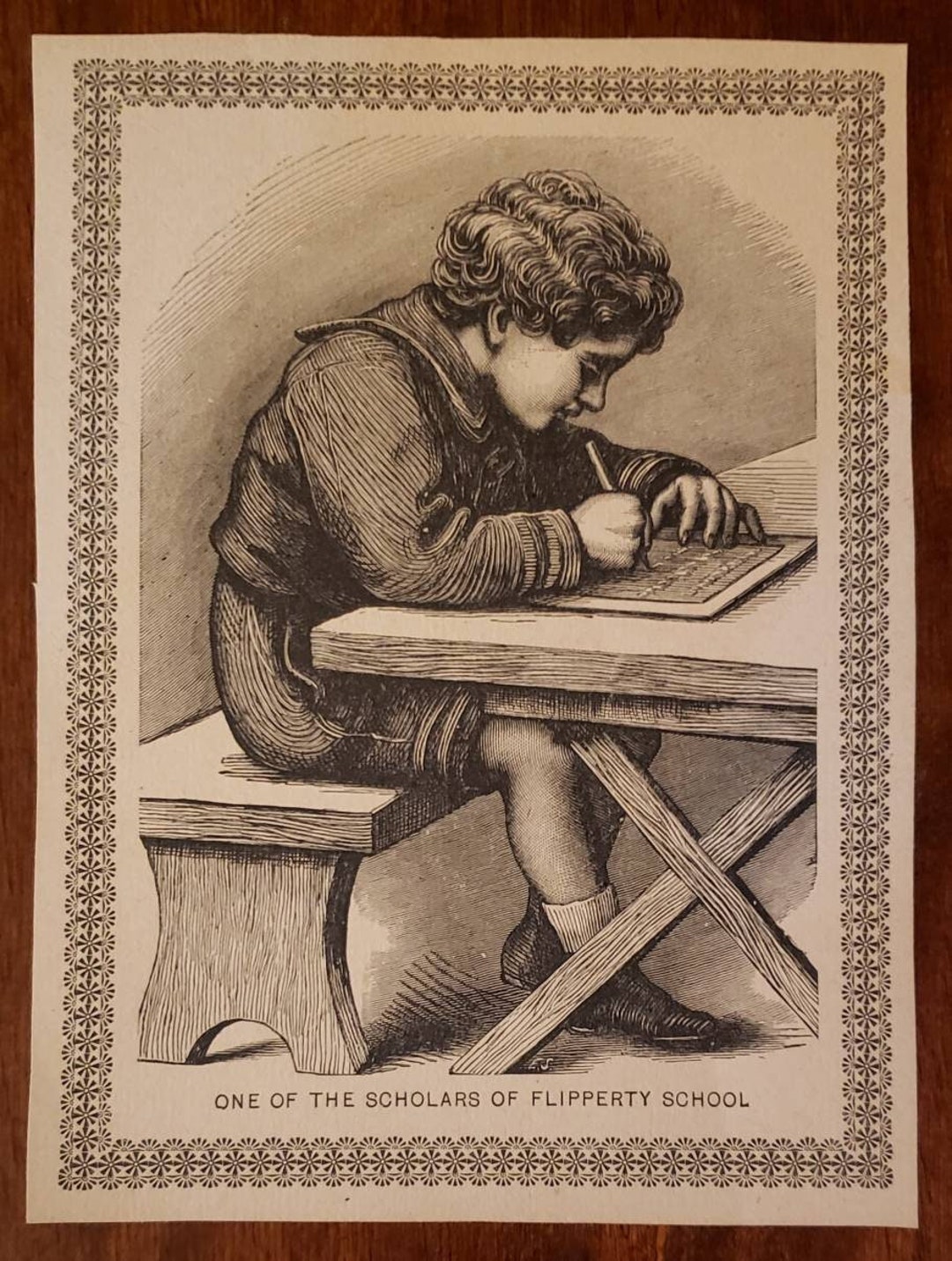 1896 CHILDREN'S BOOK ILLUSTRATION Victorian Black and White Vintage Art ...