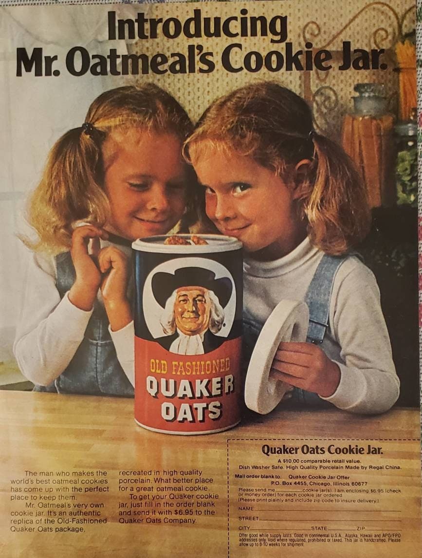 Quaker Oatmeal Box