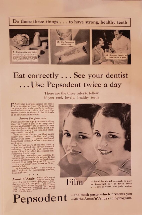 Pepsodent Print Ad
