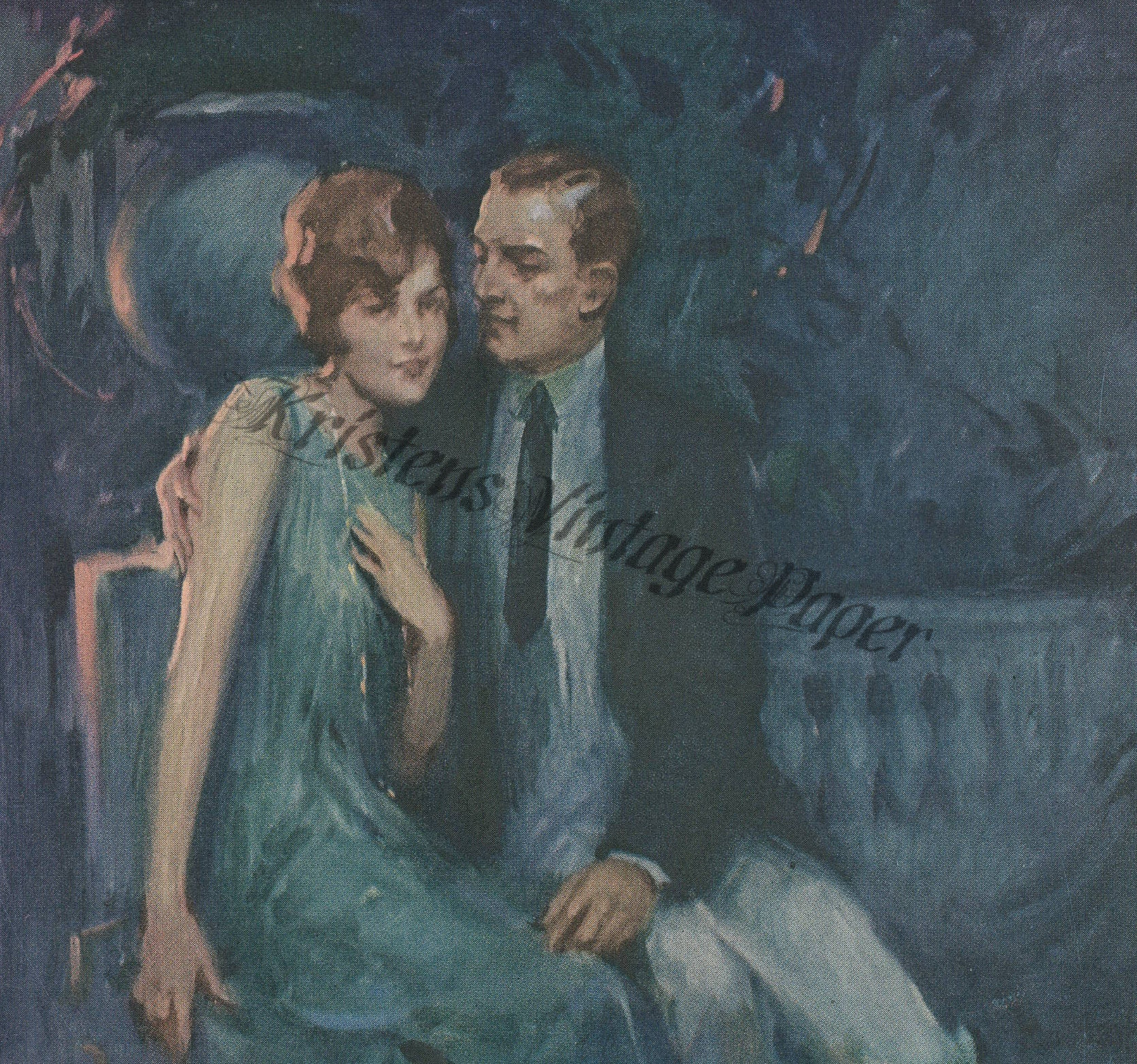 Instant Digital Download 1920s COUPLE LOVE ROMANCE Vintage Digital ...