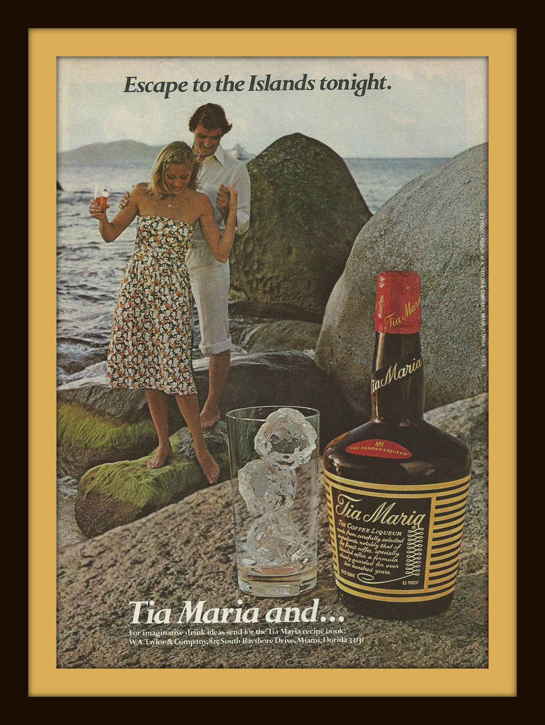 1978 TIA MARIA - Vintage Ad - Coffee Liqueur - Alcohol - Islands ...