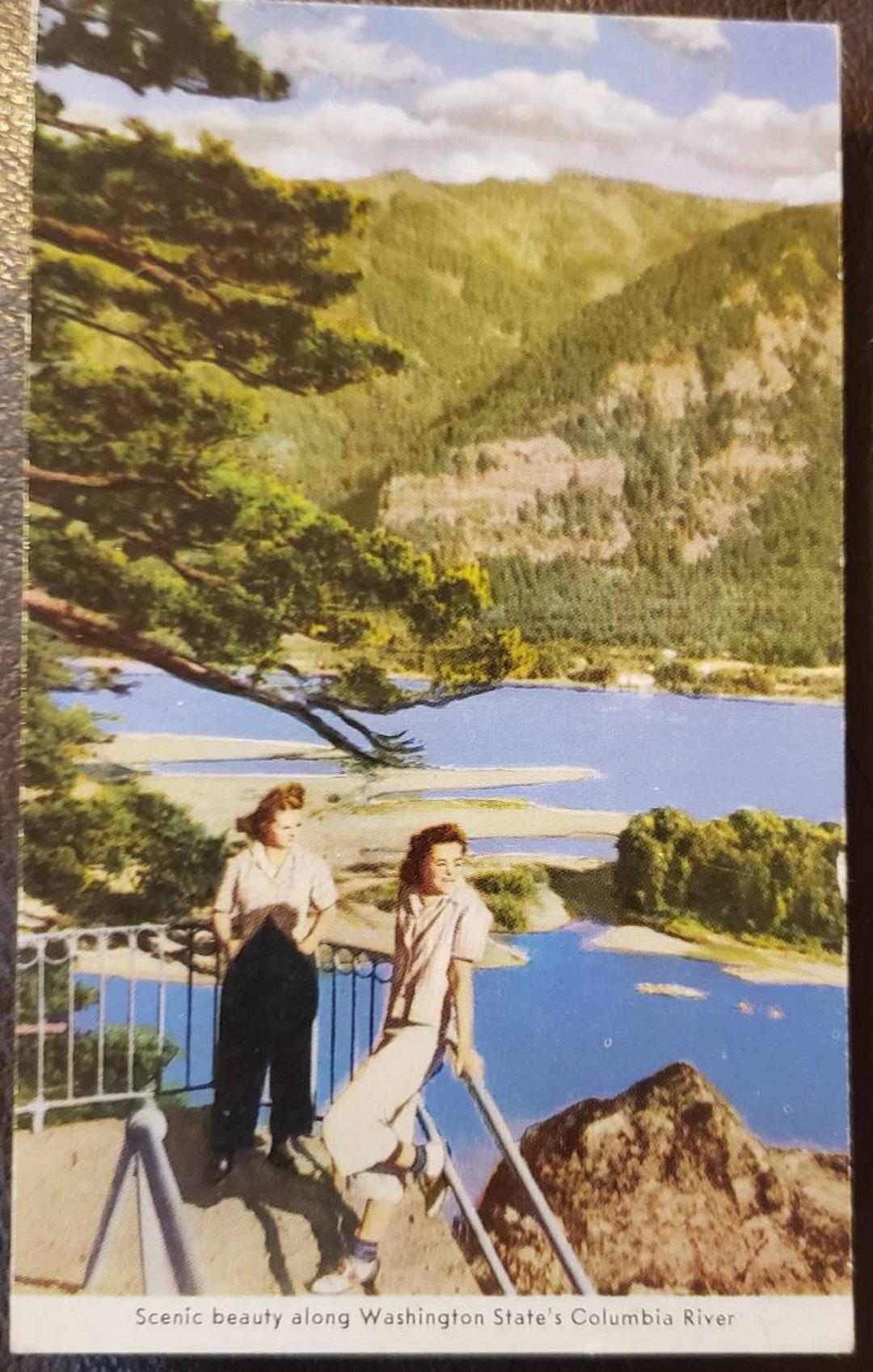 COLUMBIA RIVER WA Washington 1940s Vintage Post Card - Etsy