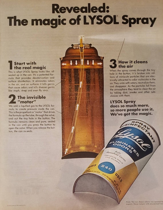 Lysol Disinfectant Spray Ads