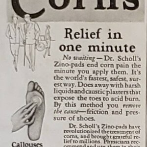 1928 VARIOUS ADS Dr. Scholl's Bunions 40 Fathom Fish Borax Stewart ...