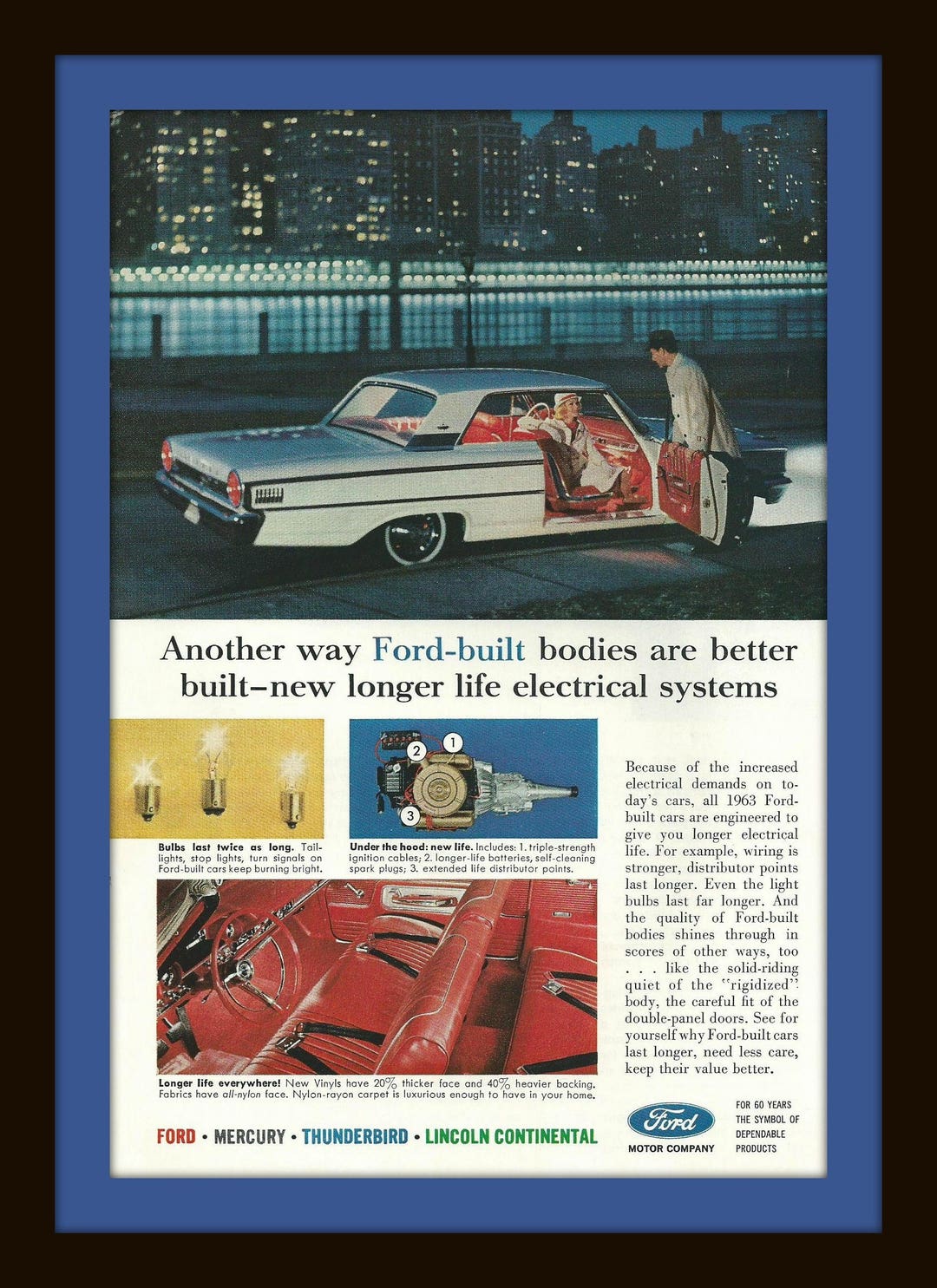 1963 FORD - Vintage Ad - Ford-built Bodies - Car - Auto - Electrical ...