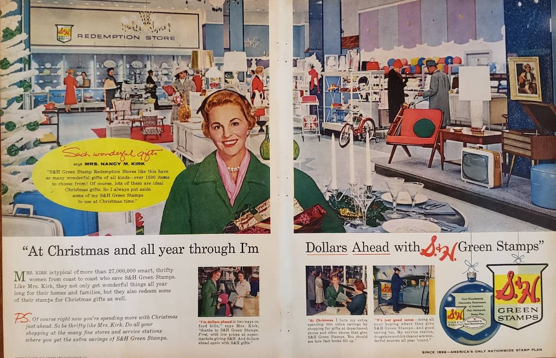 1959 S&H Green Stamps Redemption Store Household Gifts Sperry and ...