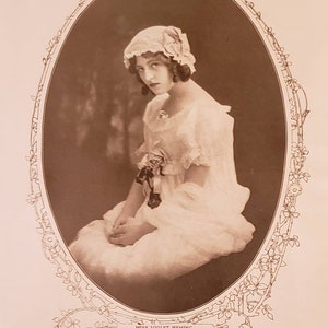 1912 ACTRESS PORTRAIT Fern Andree Violet Heming Vintage Photo ...