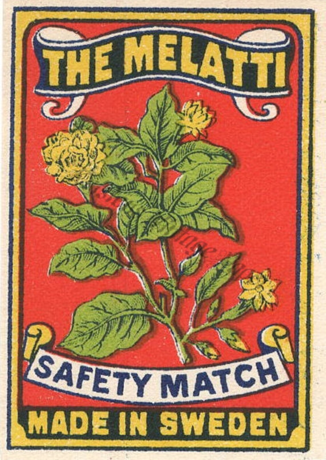 Instant Digital Download SWEDISH MATCHBOX LABELS 5 Jpg Images Lot #3 ...