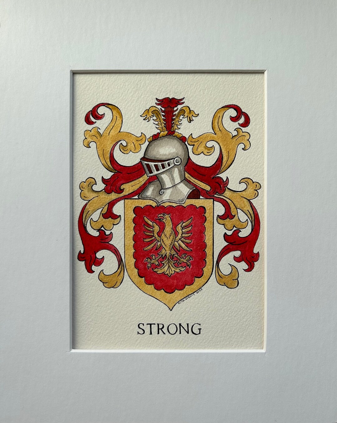 COAT OF ARMS Family Seal Family Crest Hand painted Etsy COAT OF ARMS Family Seal Family Crest Hand painted Etsy