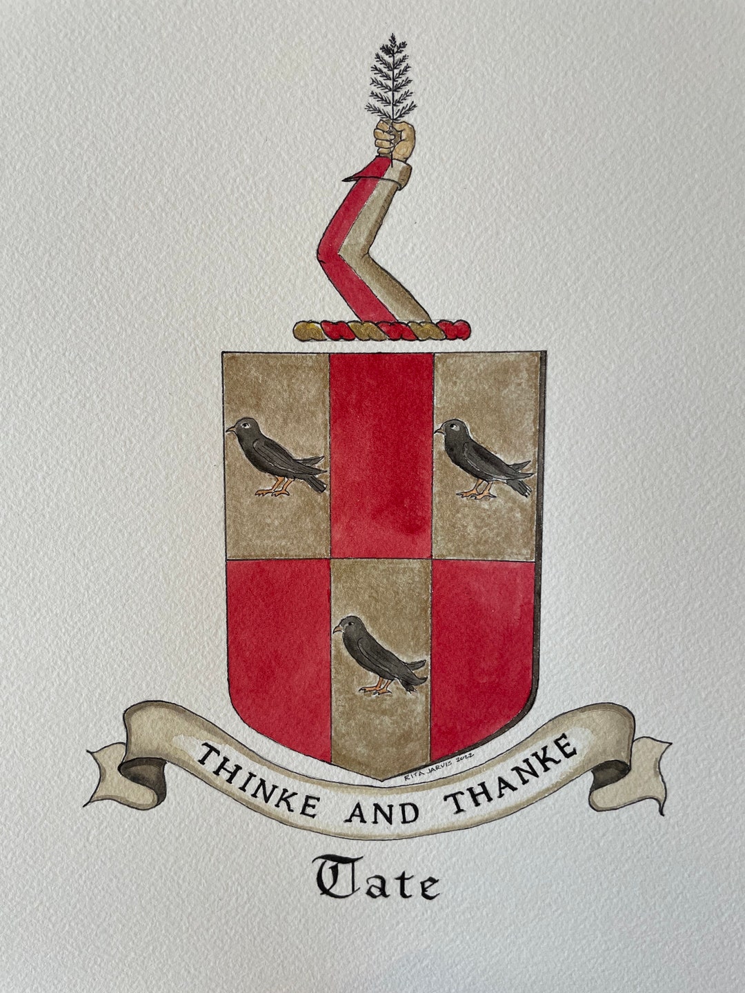 COAT OF ARMS Family Seal Family Crest Hand painted Etsy COAT OF ARMS Family Seal Family Crest Hand painted Etsy