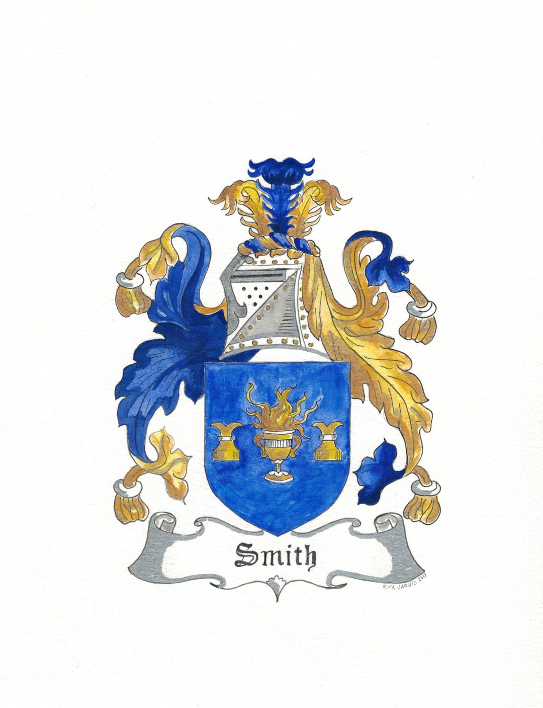 COAT OF ARMS Family Seal Family Crest Hand painted Etsy coat-of-arms-family-seal-family-crest-hand-painted-etsy