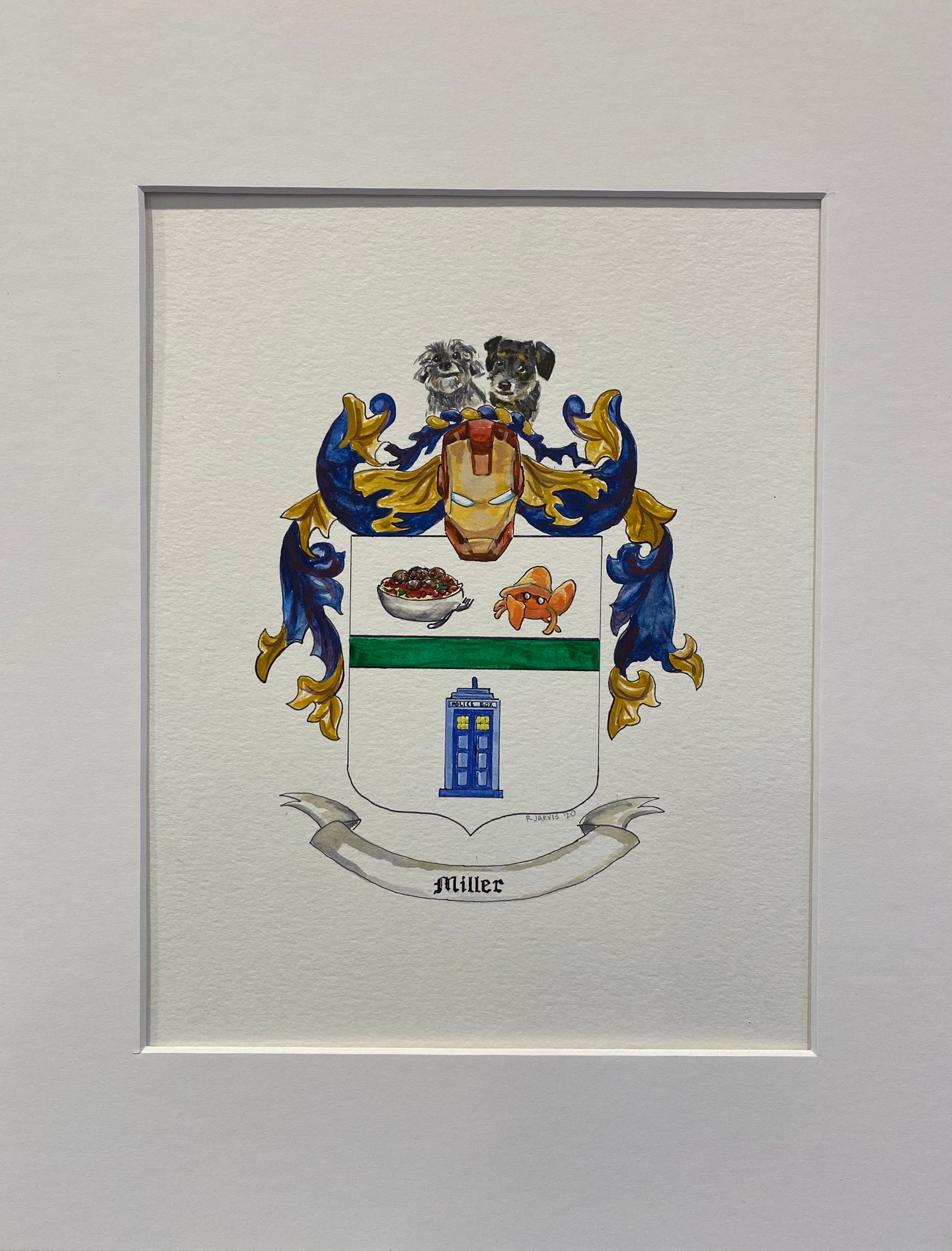 CUSTOM CREATED CREST or Coat of Arms. Fully Customized Family Seal ...