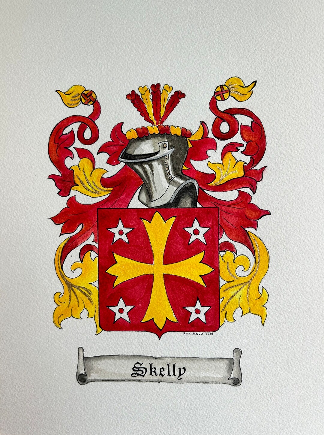 COAT OF ARMS Family Seal Family Crest Hand painted Etsy COAT OF ARMS Family Seal Family Crest Hand painted Etsy