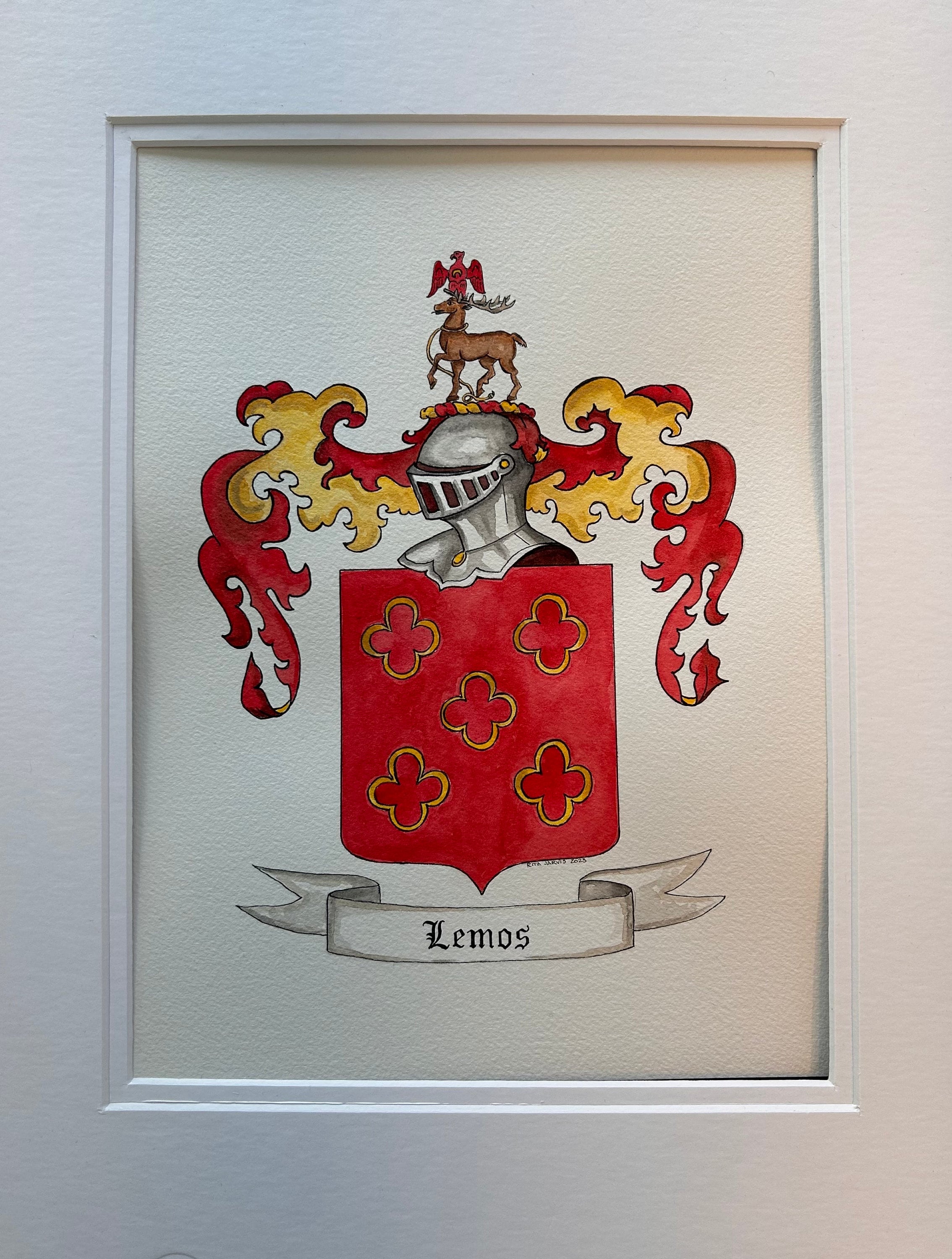 COAT OF ARMS. Family Seal, Family Crest, Hand-painted - Etsy Australia