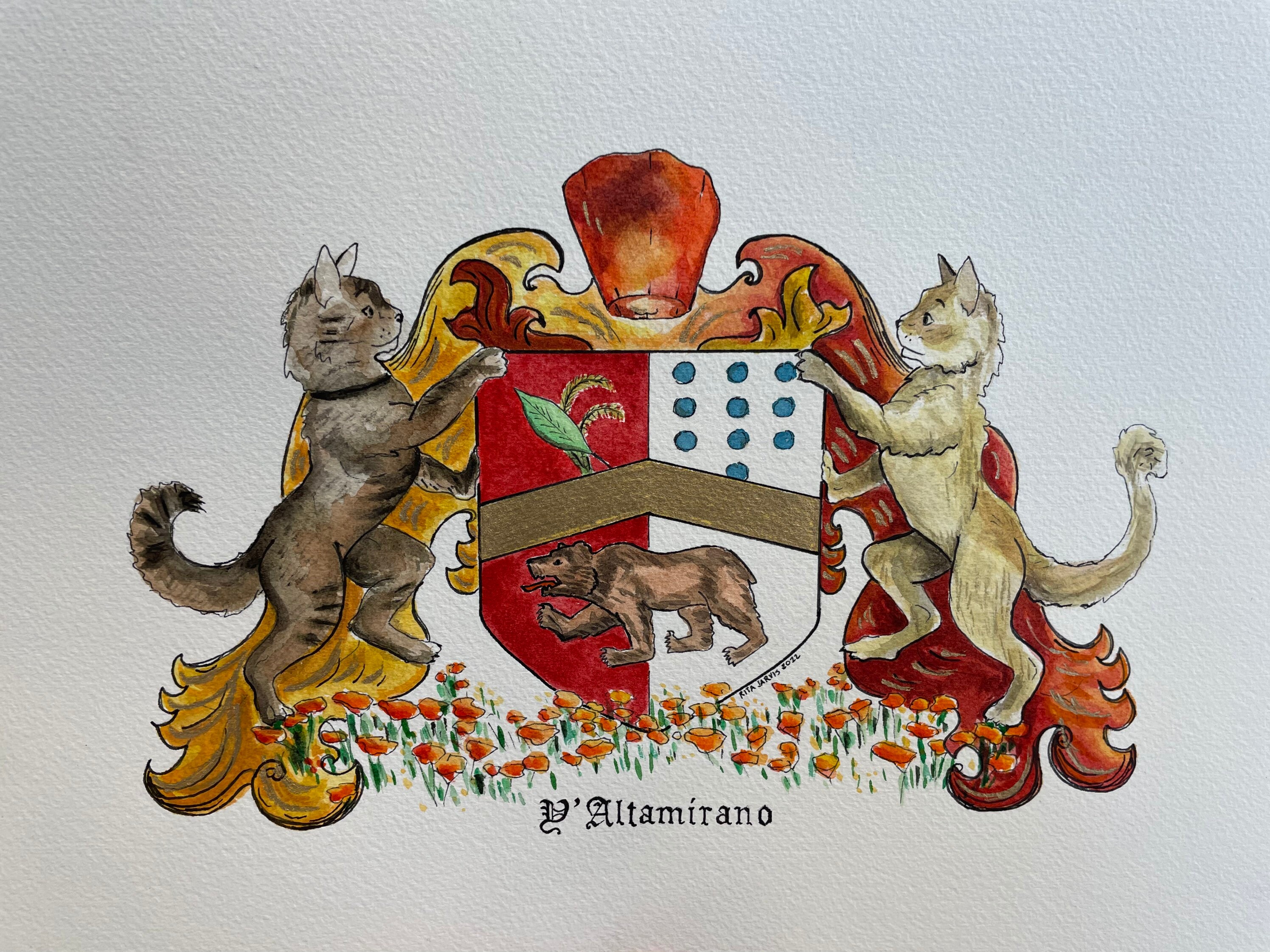 CUSTOM CREATED CREST or Coat of Arms. Fully Customized Family Seal ...