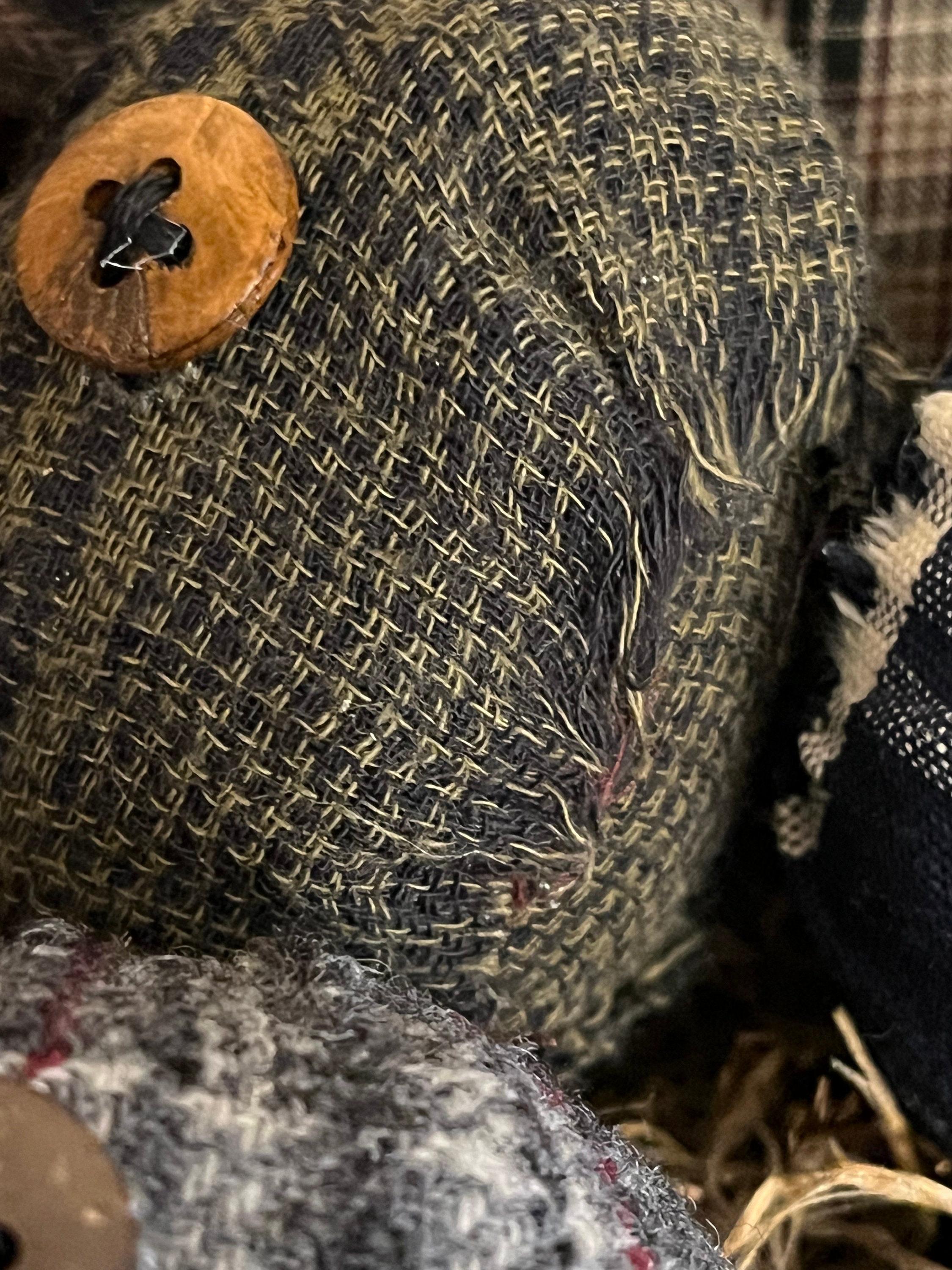 6 Handmade Primitive Farmhouse Rag Eggs-fabric Wrapped - Etsy