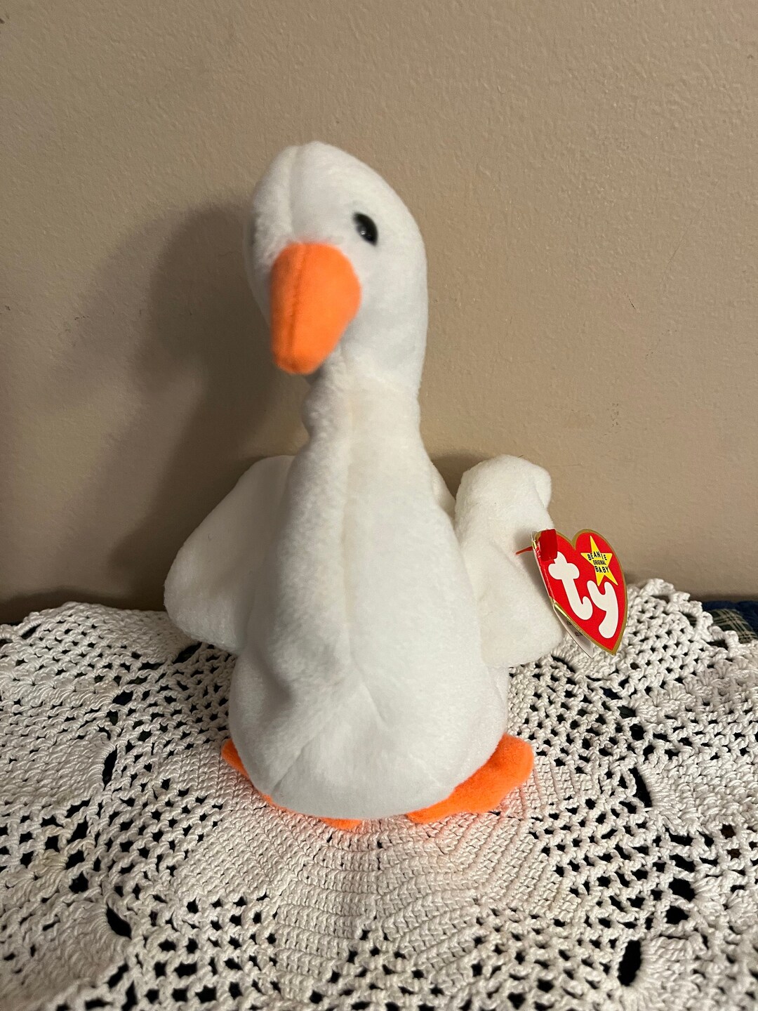 Vintage gracie the Swan Beanie Baby-please Read Item Details - Etsy
