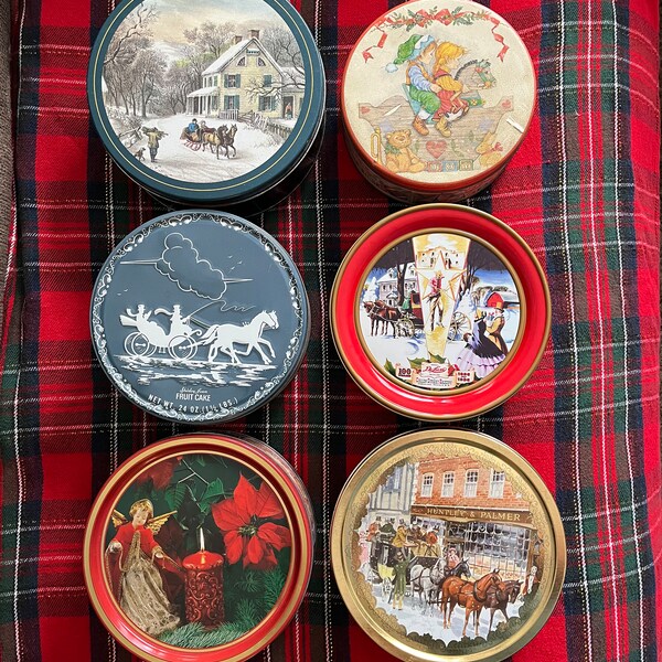 Christmas Tins - Etsy
