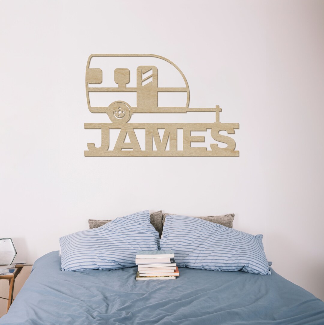 Camper Wood Sign, Travel Trailer, Happy Camper Sign, Camper Sign, Class ...