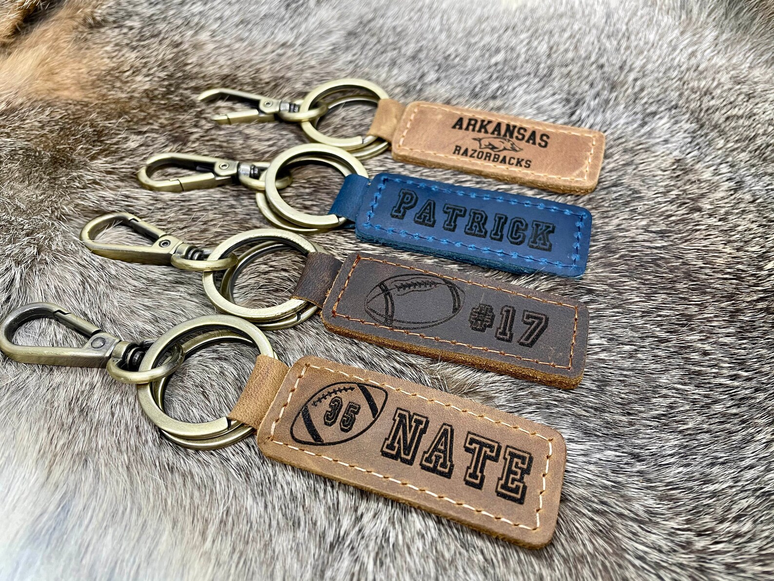 Football Keychain Football Team Gifts Football Senior Night - Etsy
