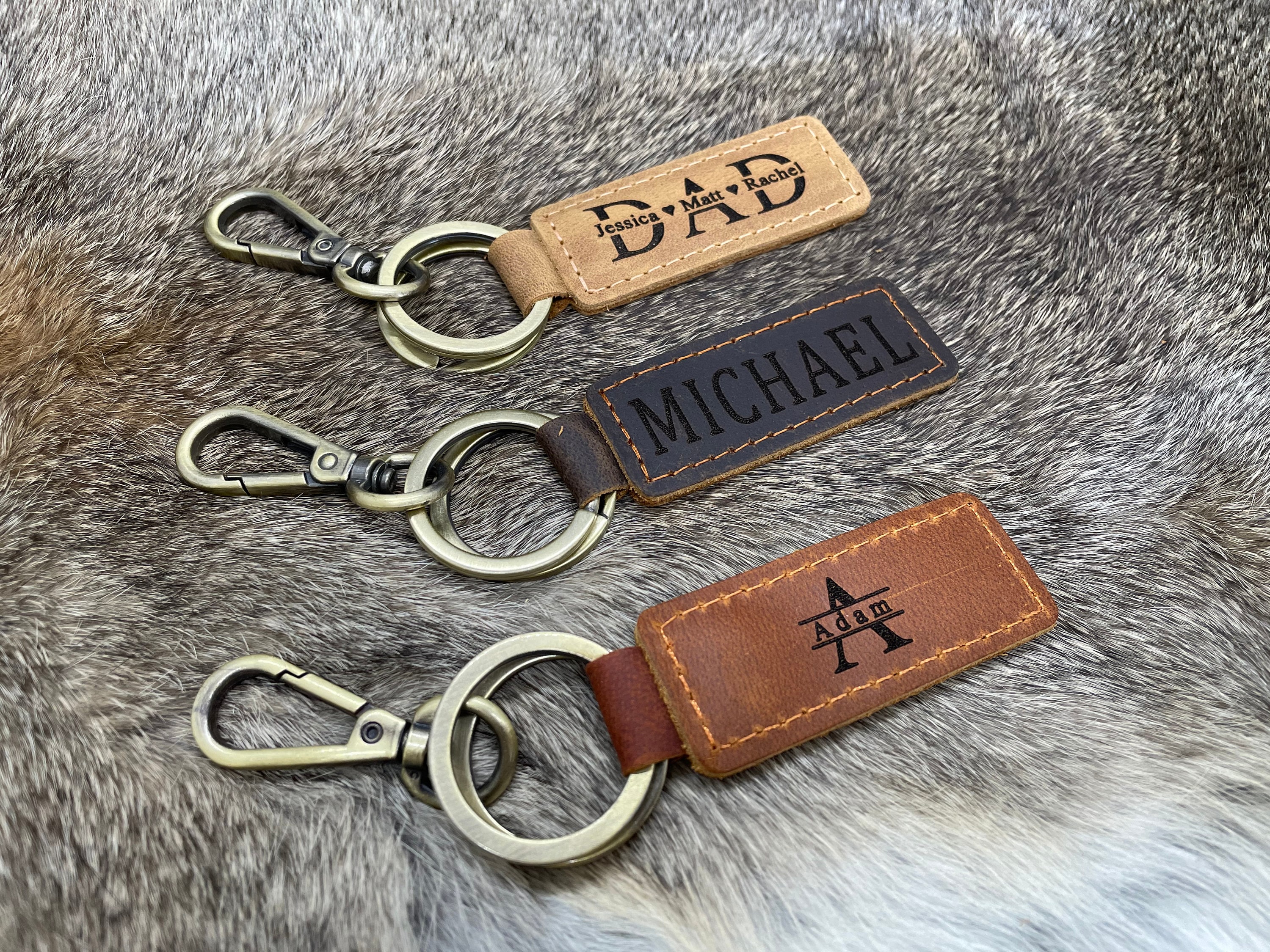 Fathers Day Gift for Dad,graduation Gift,personalized Keychain,engraved ...
