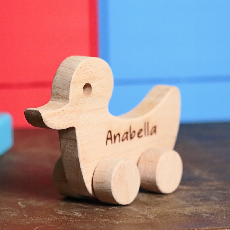 Wooden Duck Toy - Etsy