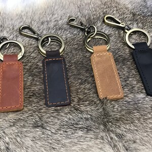 Corporate Gifts for Employees, Personalized Keychain, Leather Keychain ...